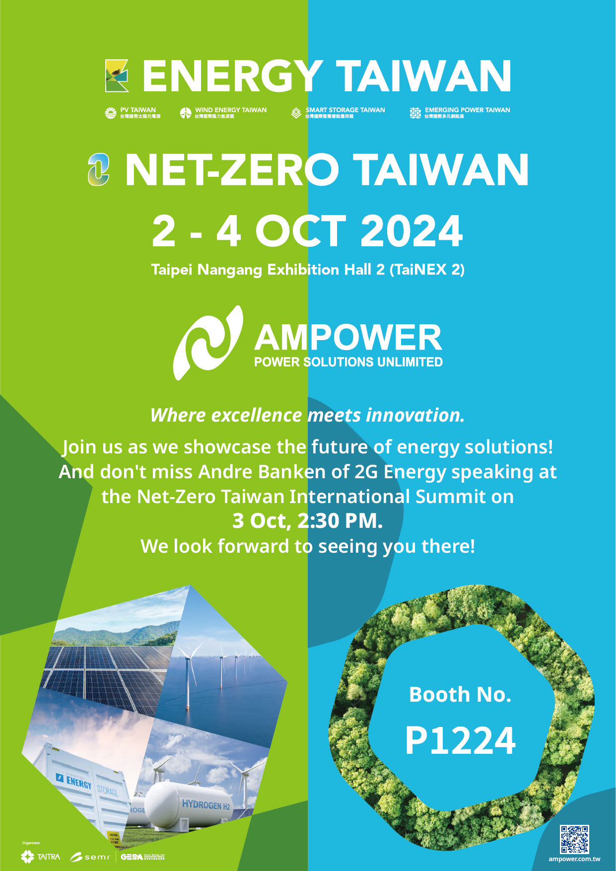 AMPOWER to Exhibit at Energy Taiwan & Net-Zero Taiwan 2024! - AMPOWER